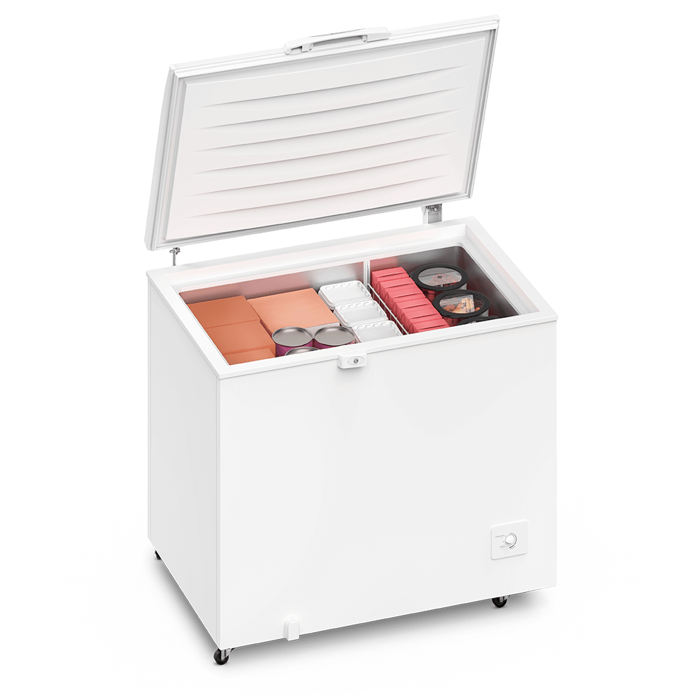 Freezer Horizontal Electrolux Cycle Defrost 314L com função Turbo ...