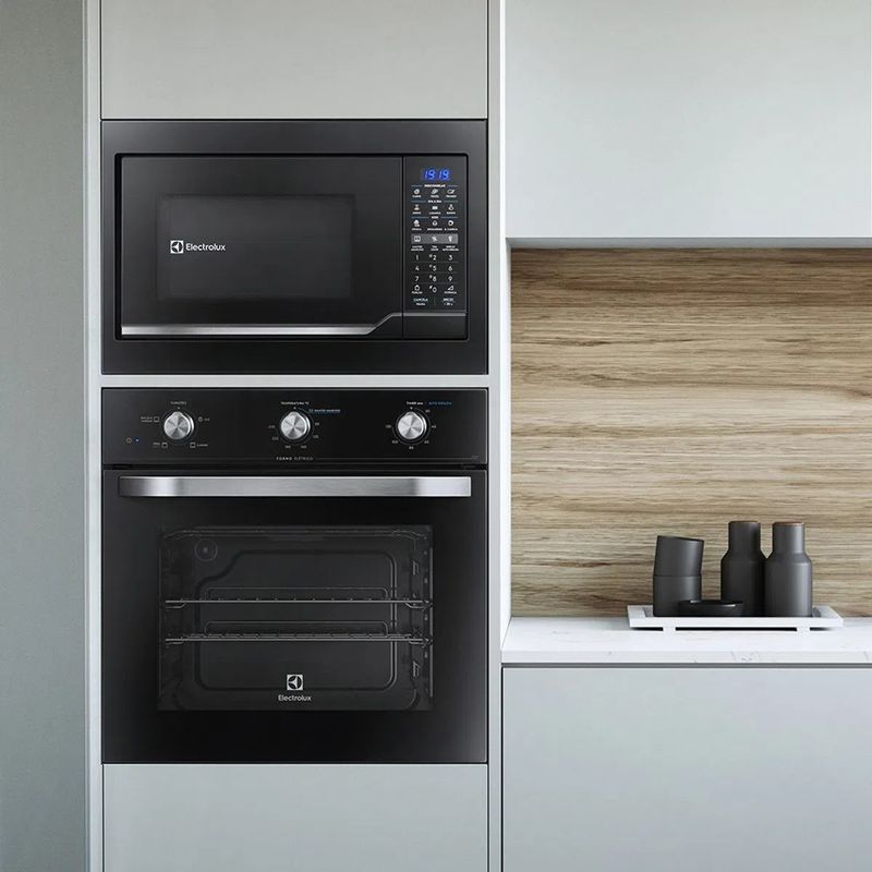 Micro-ondas de Embutir Electrolux 34L Preto com Painel Digital e Função ...